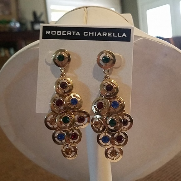 Roberta Chiarella | Jewelry | Roberta Chiarella Multi Color Chandelier ...